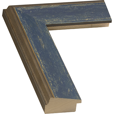 Blue Distressed Wood Frames